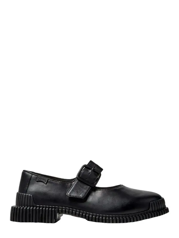 Camper Pix Buckle-fastening Leather Ballet Flats - Black