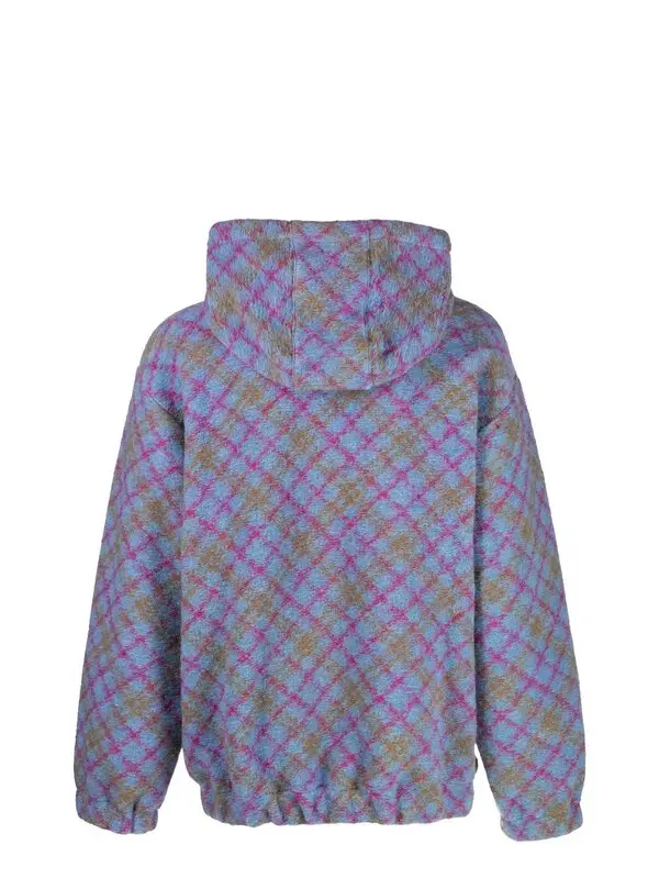 PAS DE MER Fleece Hoodie - Blue