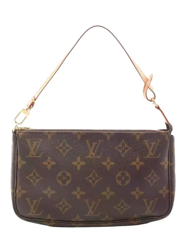 LOUIS VUITTON Monogram Pochette Accessoires Tote Bag - Brown