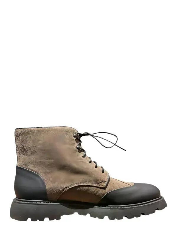 CALCE Suede Panelled Sneakers - Neutrals