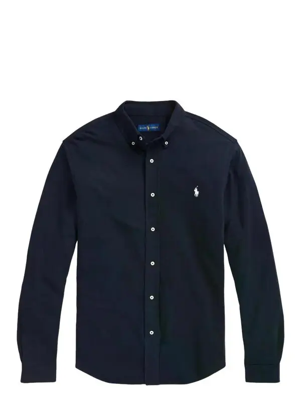 Polo Ralph Lauren Embroidered Featherweight Mesh Shirt - Blue