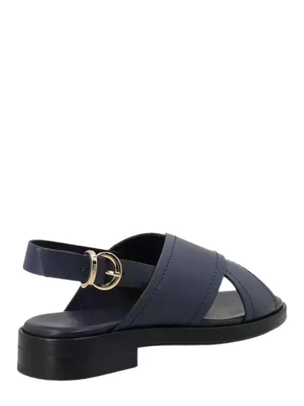 FRAU Crossover Strap Sandals - Blue