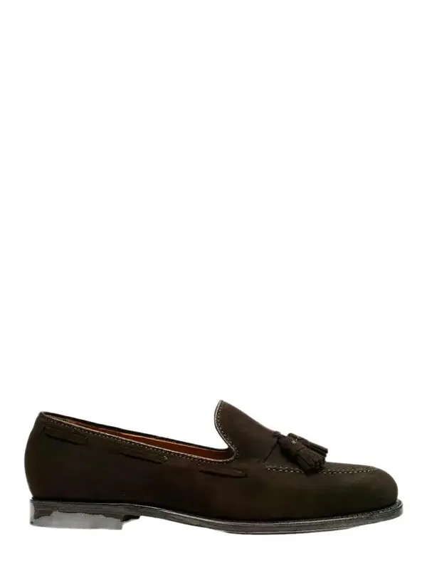 Alden Tassel Detail Leather Loafers - Brown