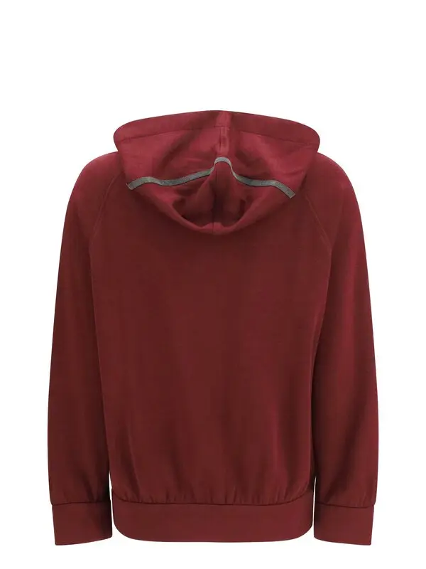Brunello Cucinelli Long-sleeve Zip Hoodie With Monili Embellishments - Multicolor