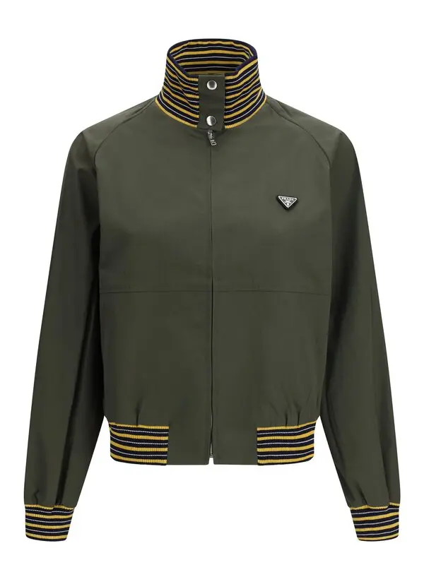 Prada Technical Canvas Blouson - Green