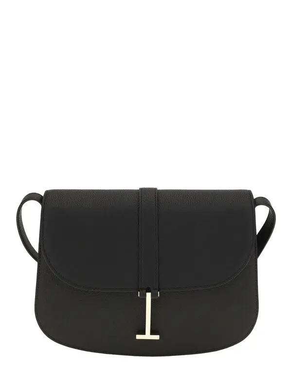 TOM FORD Small Leather Crossbody Bag - Black