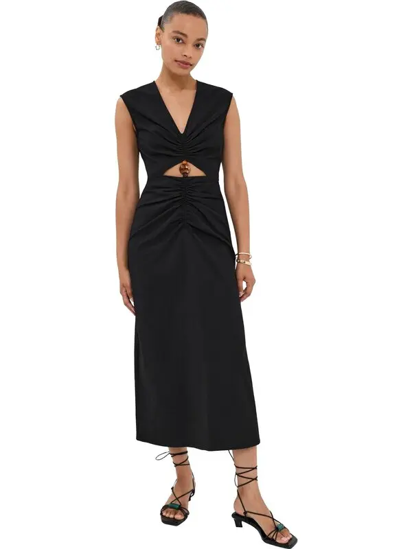 Veronica Beard Marisabel Midi Dress - Black