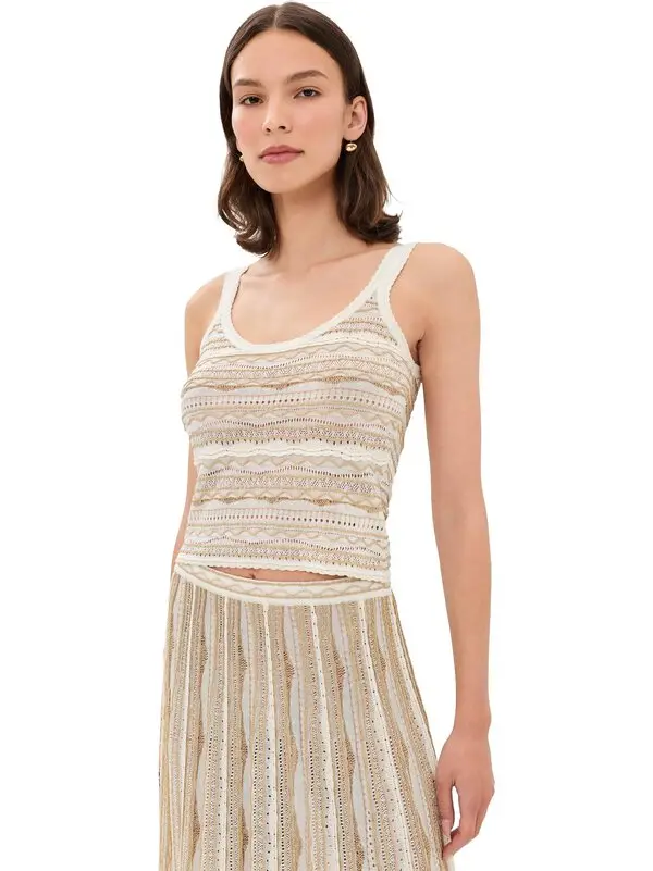 Ulla Johnson Clotilde Tank Top - Conch