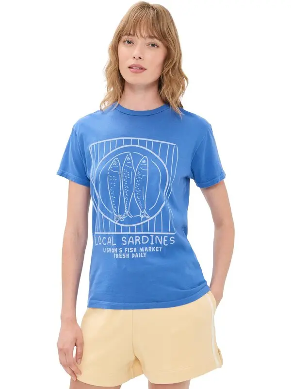 The Original Retro Brand Local Sardines Graphic Relaxed Fit Tee - Vab