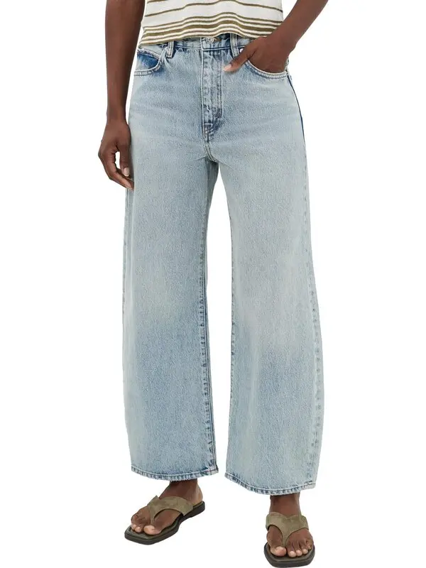 FRAME Bow Crop Jeans - Coastal