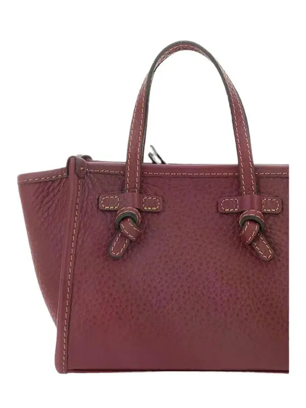 GIANNI CHIARINI Small Miss Marcella Leather Tote Bag - Red