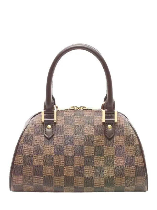LOUIS VUITTON Mini Rivera Damier Ebene Tote Bag - Brown