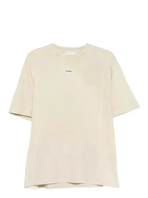 Iceberg 5d Logo-plaque Cotton T-shirt - Neutrals