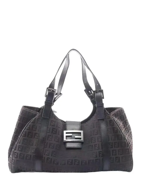 Fendi 2000s Zucchino Canvas Tote Bag - Brown