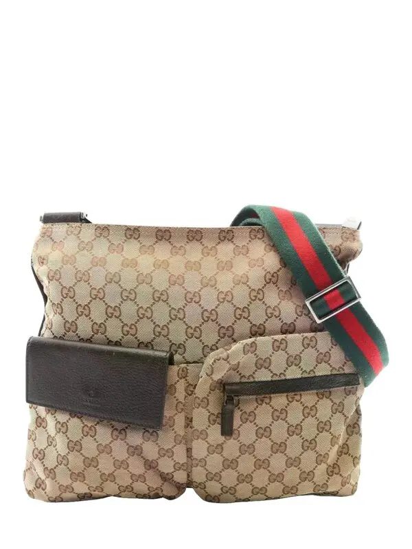 Gucci Gg Canvas Shoulder Bag - Neutrals