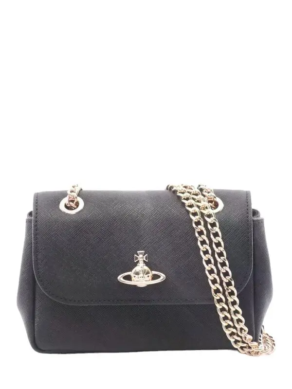 VIVIENNE WESTWOOD Small Orb Chain Crossbody Bag - Black