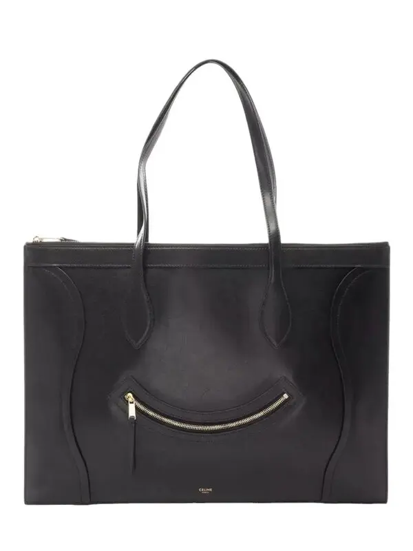 Celine Flat Luggage Tote Bag - Black