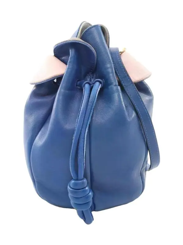 Loewe Micro Flamenco Bucket Bag - Blue