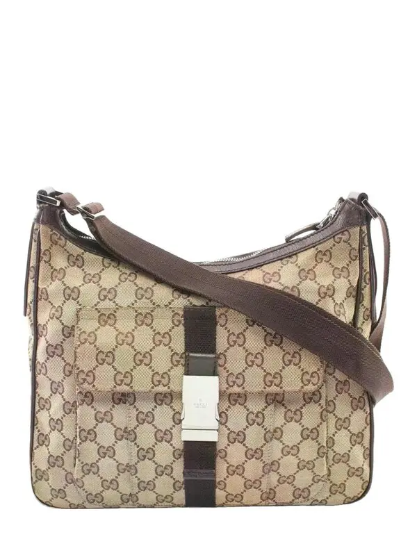 Gucci Gg Canvas Shoulder Bag - Neutrals