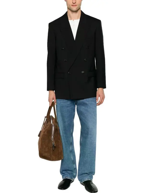 THE ROW Mazzy Double-breasted Blazer - Black