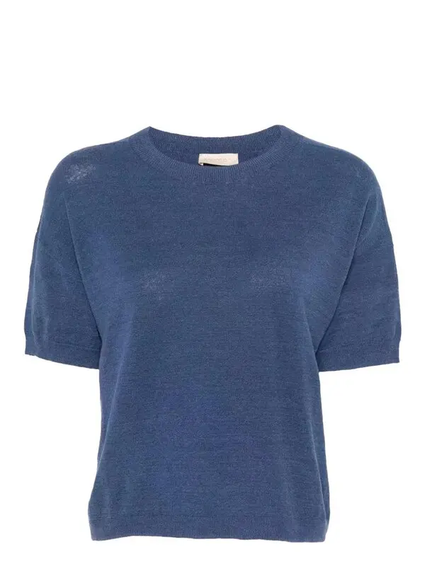 Momoni Jacinto Short-sleeve Crew-neck T-shirt - Blue