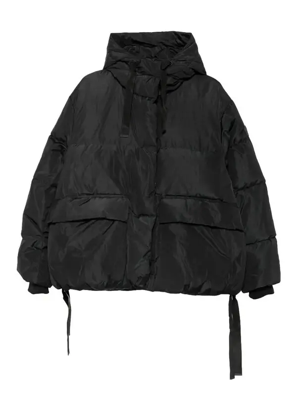 SERGIO MORETTI FIRENZE Hooded Padded Jacket - Black