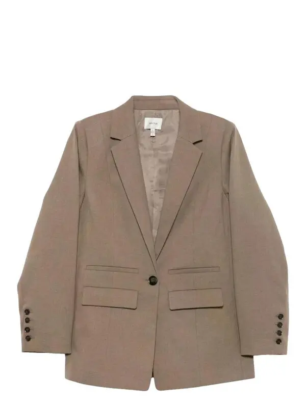 GESTUZ Single-breasted Blazer - Neutrals