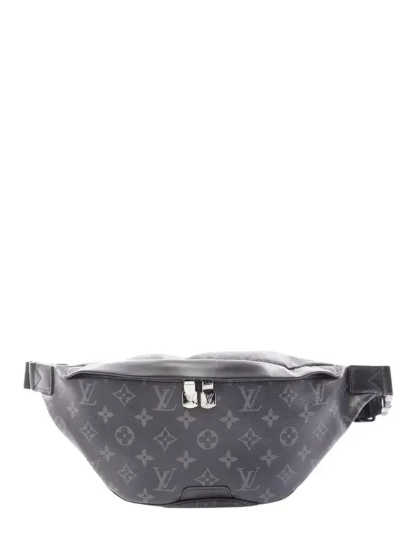 LOUIS VUITTON Monogram Eclipse Discovery Belt Bag - Grey