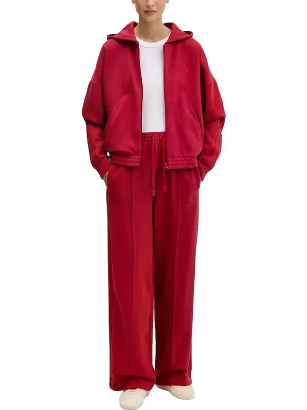 Adidas Logo Detail Tracksuit - Red
