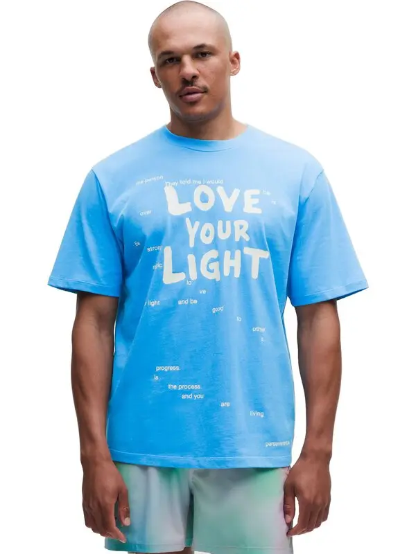Lululemon Heavyweight Cotton Jersey T-shirt - Ocean Wave