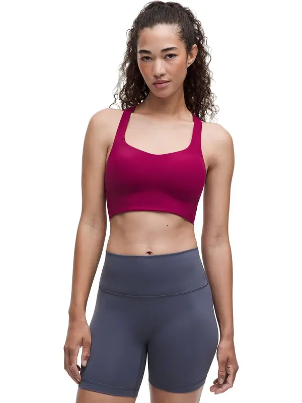 Lululemon Like A Cloud Train Bra - Raspberry Rave