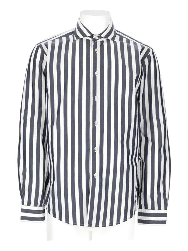 Brian Dales Vertical Stripe Button-up Shirt - Multicolour