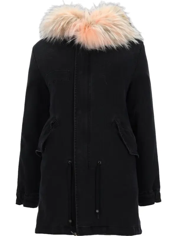 Mr & Mrs Italy Parka With Fur Trim - Multicolour