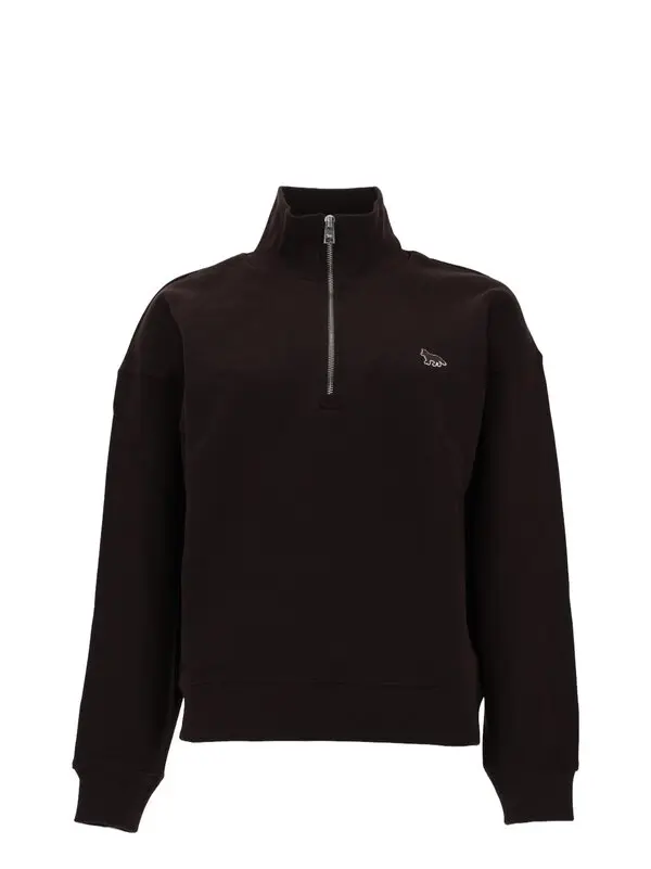 Maison Kitsuné Baby Fox Zip-up Sweatshirt - Brown