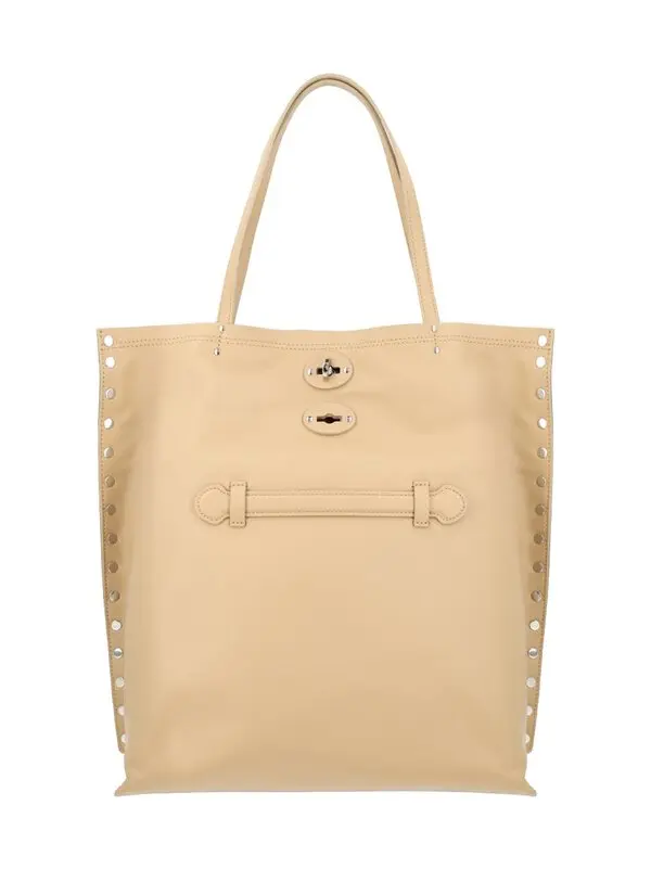 ZANELLATO Borsa A Spasso Medium Tote Bag - Beige