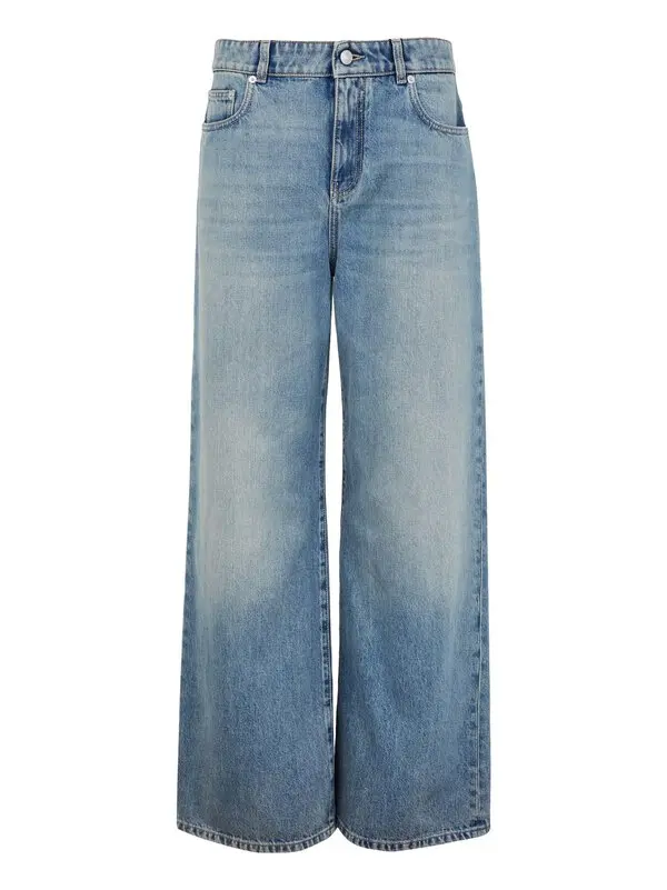 Alexander McQueen Straight-cut Jeans - Blue