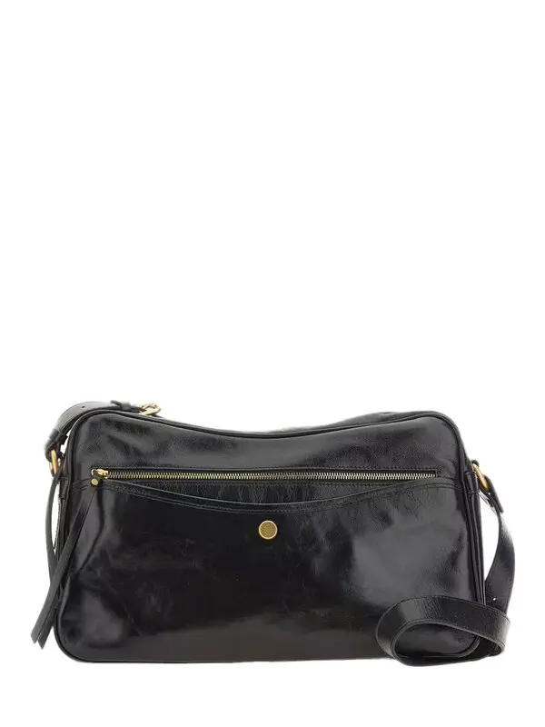 GIANNI CHIARINI Cora Leather Shoulder Bag - Black