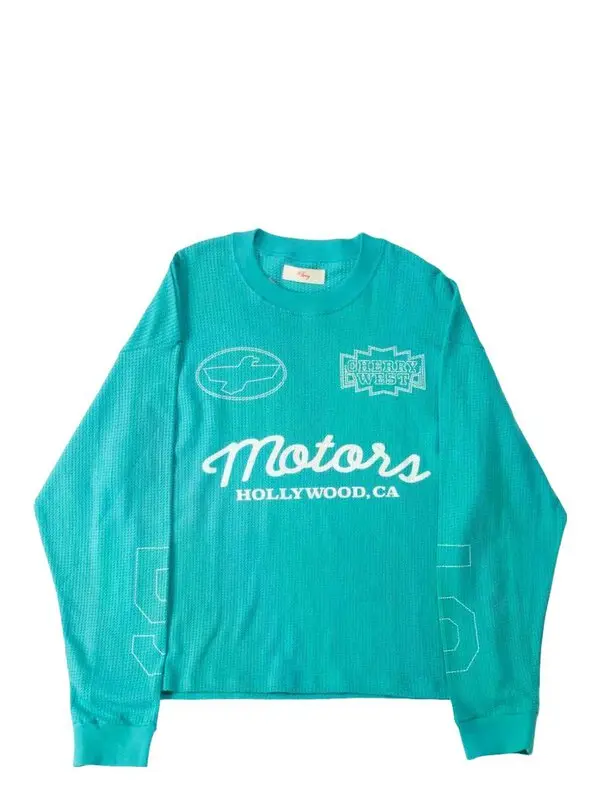 CHERRY LA Mesh Long-sleeve T-shirt - Blue