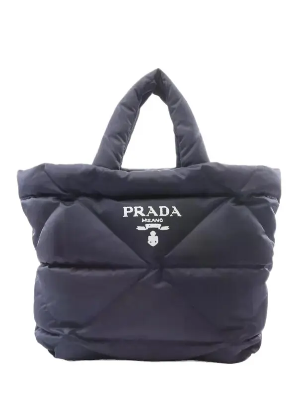 Prada Re-nylon Quilted Tote Bag - Grey