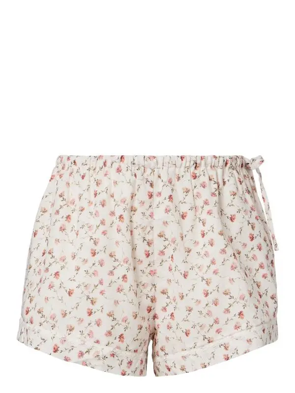 Posse Charlotte Floral Cotton Shorts - Multicoloured