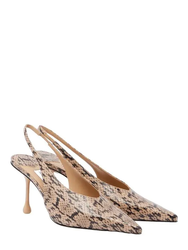 JIMMY CHOO Isa Slingback Pumps - Brown