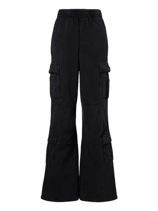 Balenciaga Cotton Cargo Pants - Black