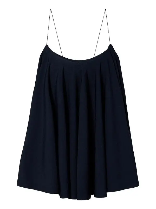 Jacquemus Voile Open-back Jersey Top - Blue