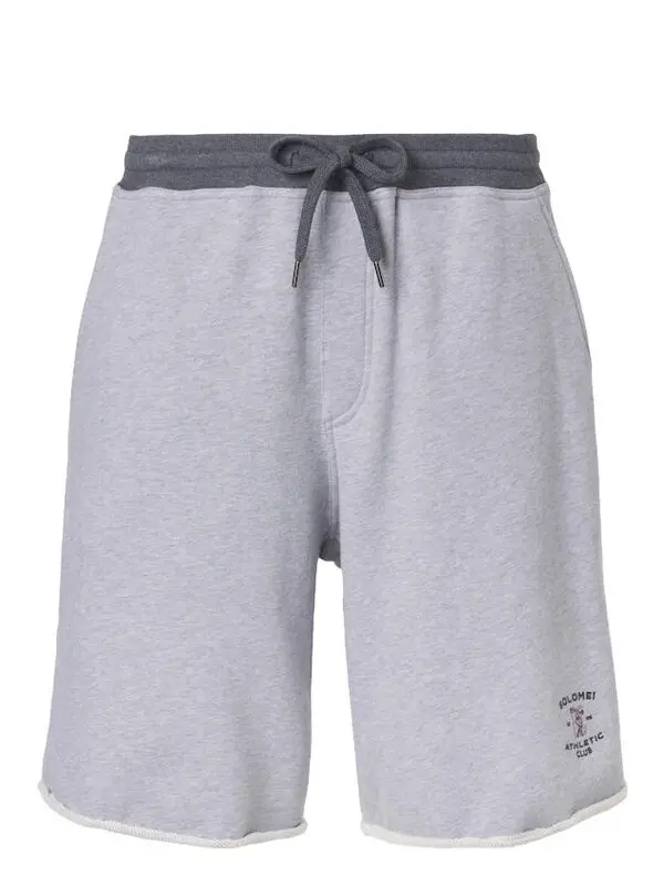 Brunello Cucinelli Cotton Jersey Shorts - Grey