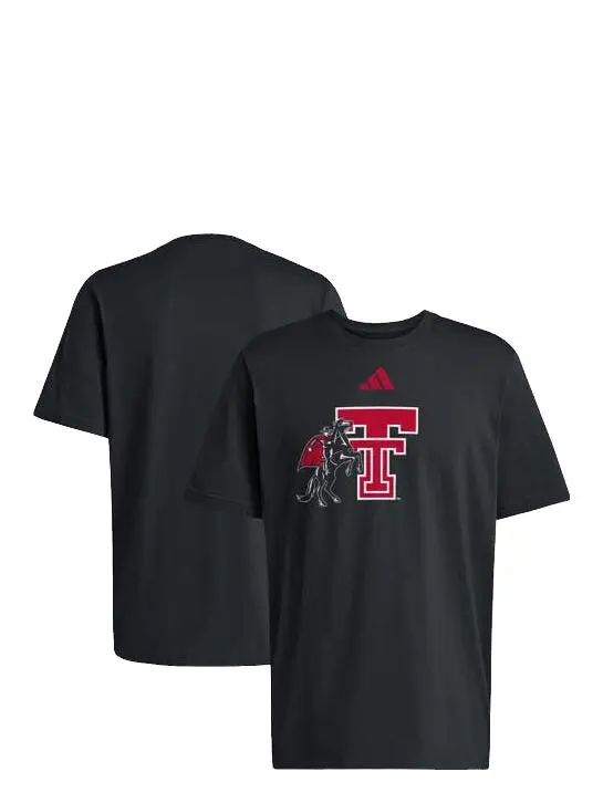 Adidas Texas Tech Red Raiders Graphic T-shirt - Black