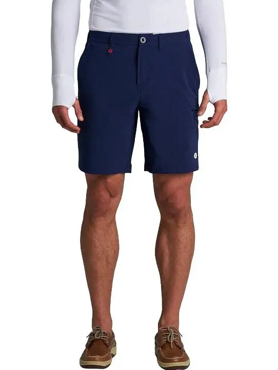 Coolibar Fisher Island Performance Shorts - Navy
