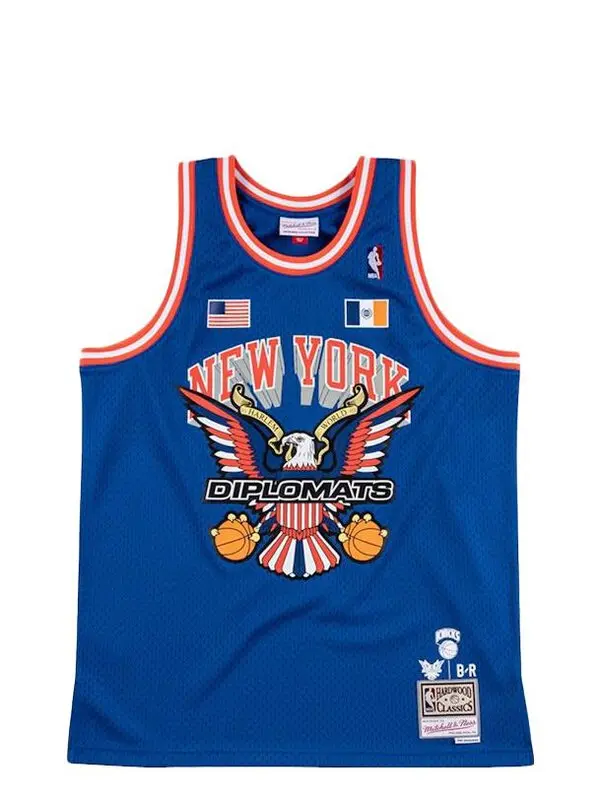 Mitchell & Ness X The Diplomats X New York Knicks Swingman Jersey - Blue