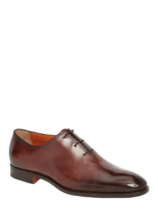 Santoni Wholecut Oxford Shoes - Brown