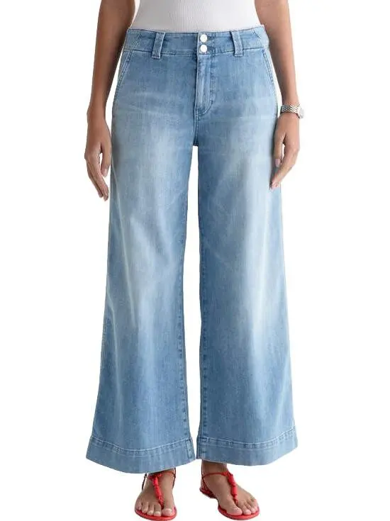 Ag Stella Ankle Wide Leg Trouser Jeans - Flight