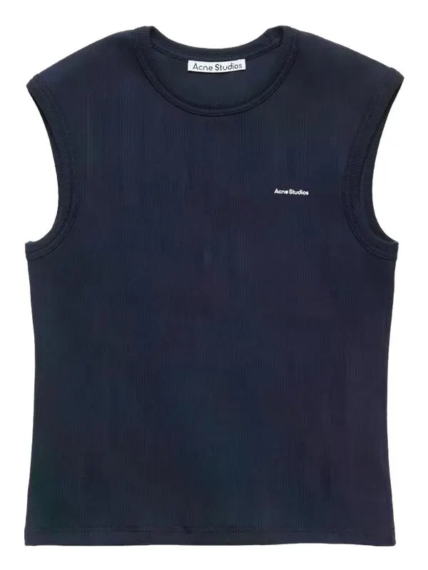 Acne Studios Logo Muscle T-shirt - Blue
